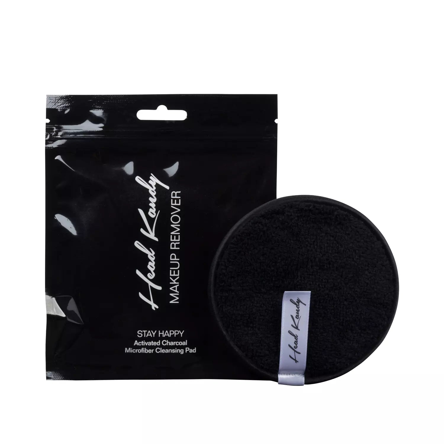 Stay Happy Charcoal Makeup Remover Pad – Head Kandy